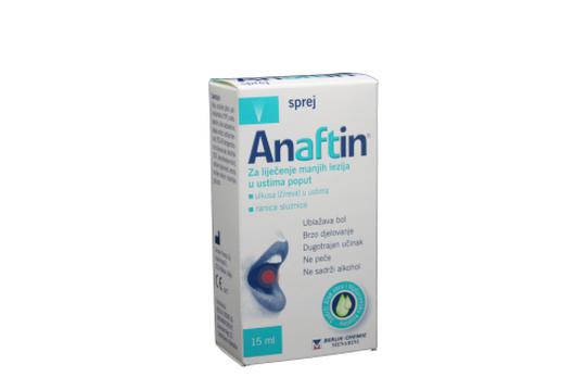 Anaftin oralni sprej 1,5% 15ml - Online ljekarna
