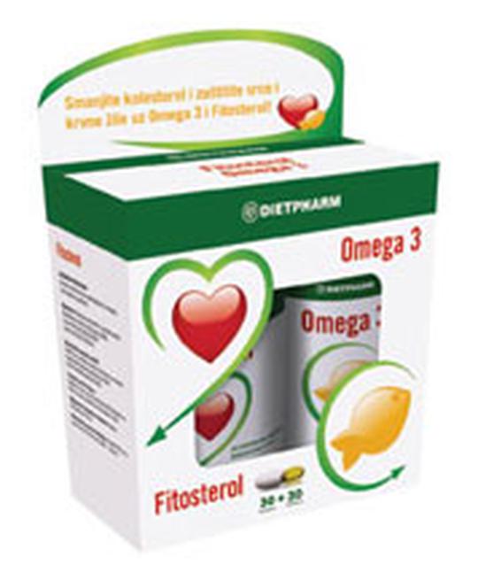 Fitosterol+Omega 3 kapsule (30+30 kapsula) - Online ljekarna